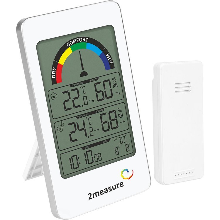 2measure weather station - thermometer, hygrometer, RCC (measurers temp ...
