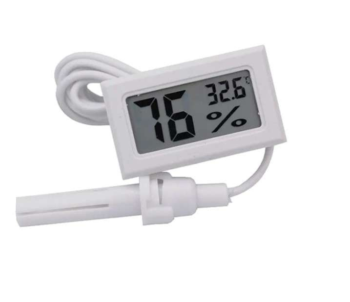 GALAXYFARM Mini Humidity & Temperature Meter - measuring on the ...