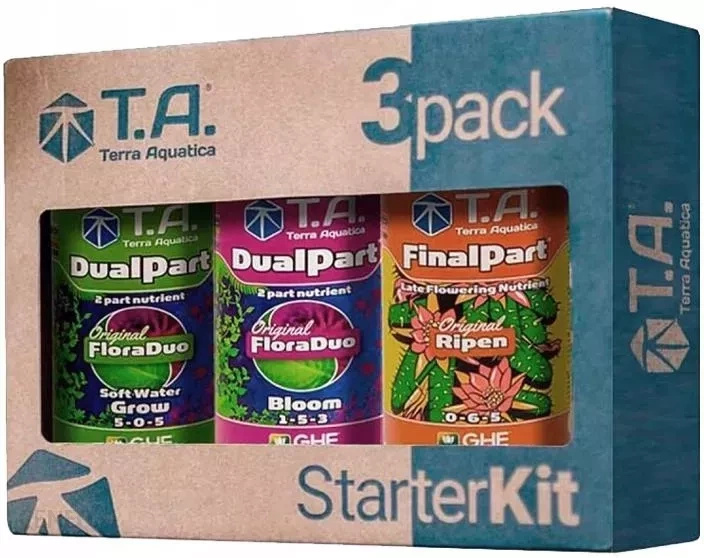 GHE Terra Aquatica Flora Duo Tripack Soft Water Set | Nutrients ...
