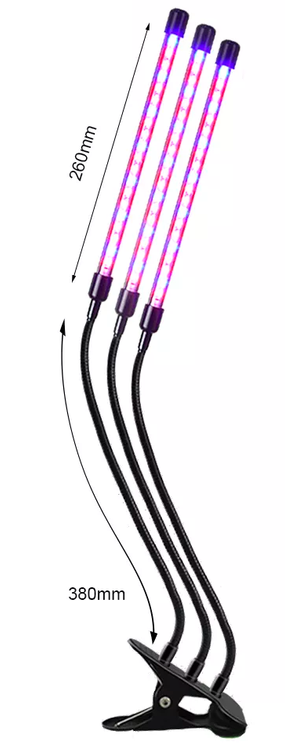 HERBGARDEN Clip on grow LED Triple - 30W | Lightning \ LED GROW ...