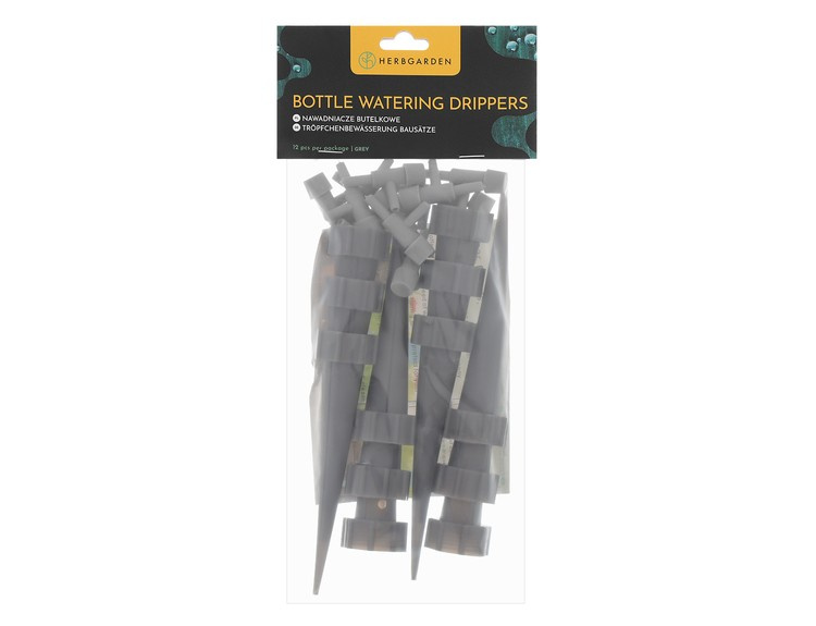Herbgarden Bottle Watering Drippers Grey - Auto drip system 12pcs ...