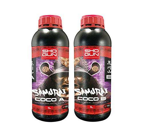 Shogun Fertilisers Samurai Coco 2x1L (A&B) 2 | Nutrients & substrates ...